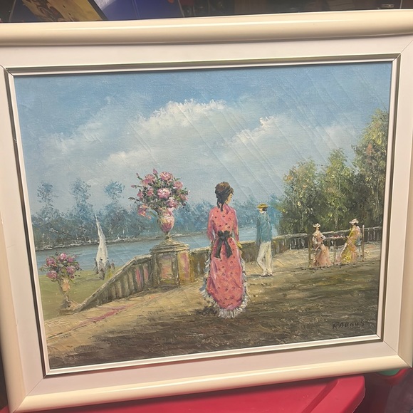 Wall Decor | Rare Vintage Oil Painting Signed Rabous | Poshmark
